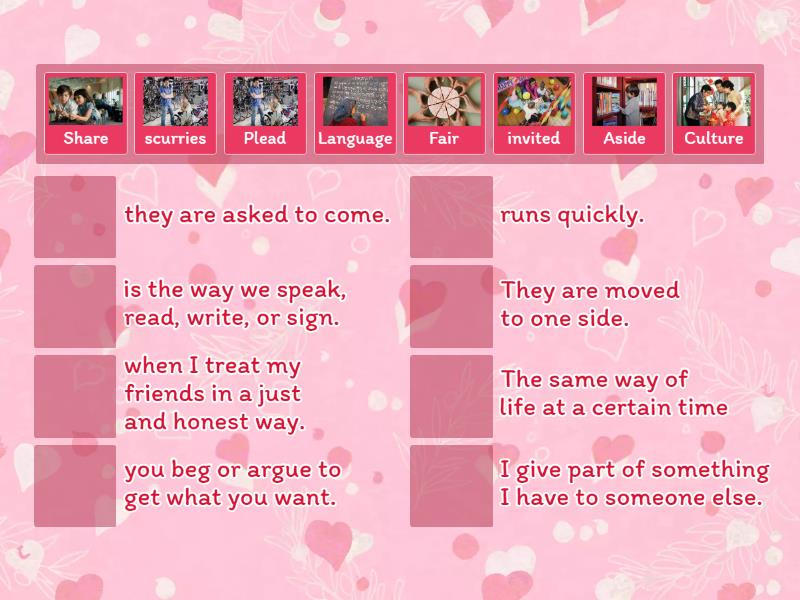 Vocab Maria celebrate brazil - Match up