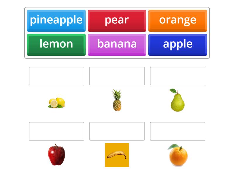 Fruit - Match up