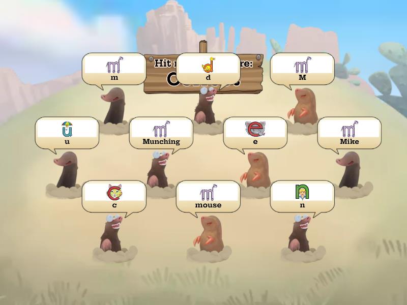 Lettlerland Munching Mike - Whack-a-mole