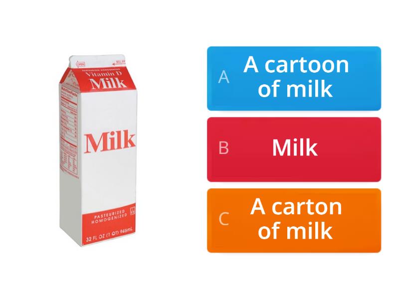 Containers and Quantities - Quiz