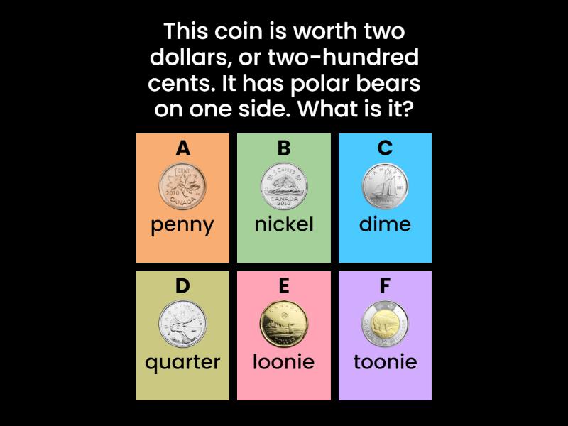 Guess the Canadian Coins! - Quiz