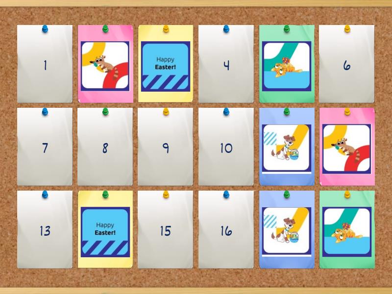 Easter Memory Game - Parejas