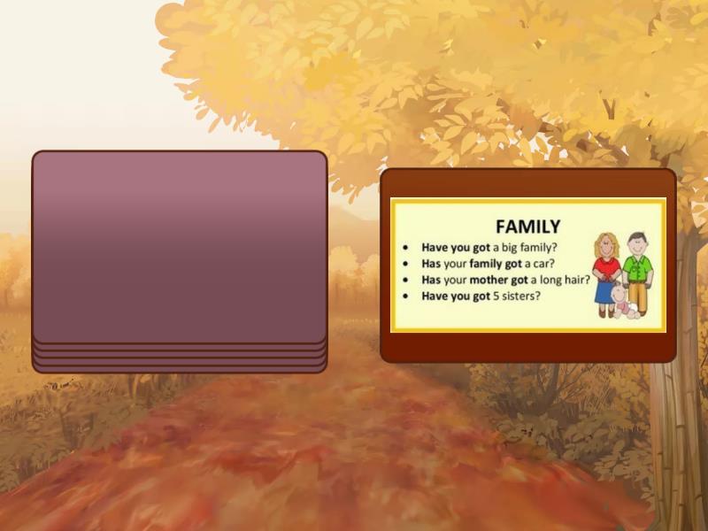 Have got question cards - Speaking cards