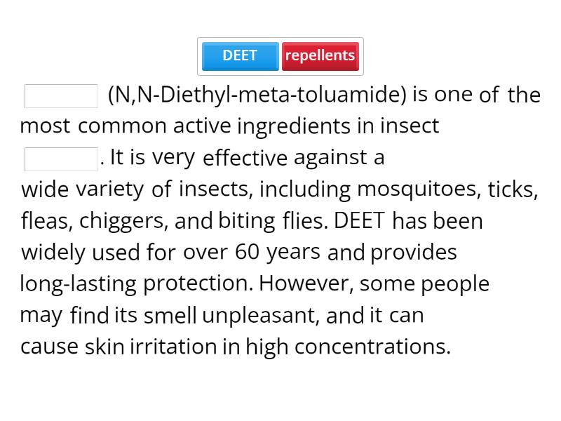 Study Plan - B1/B2 - Mosquitoes Repellent - Vocabulary #2 - Complete ...
