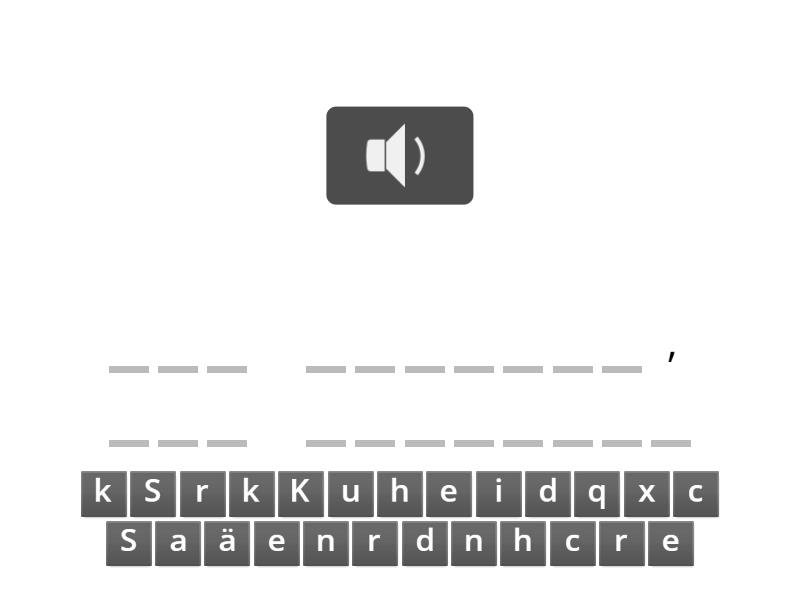 Vok 25 7e - Spell the word