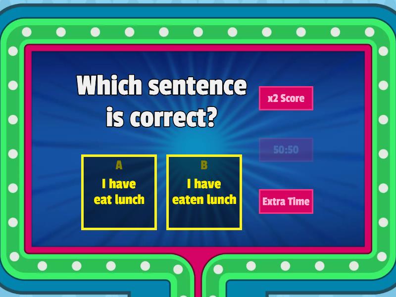 Present Perfect Simple & Countinous - Gameshow quiz