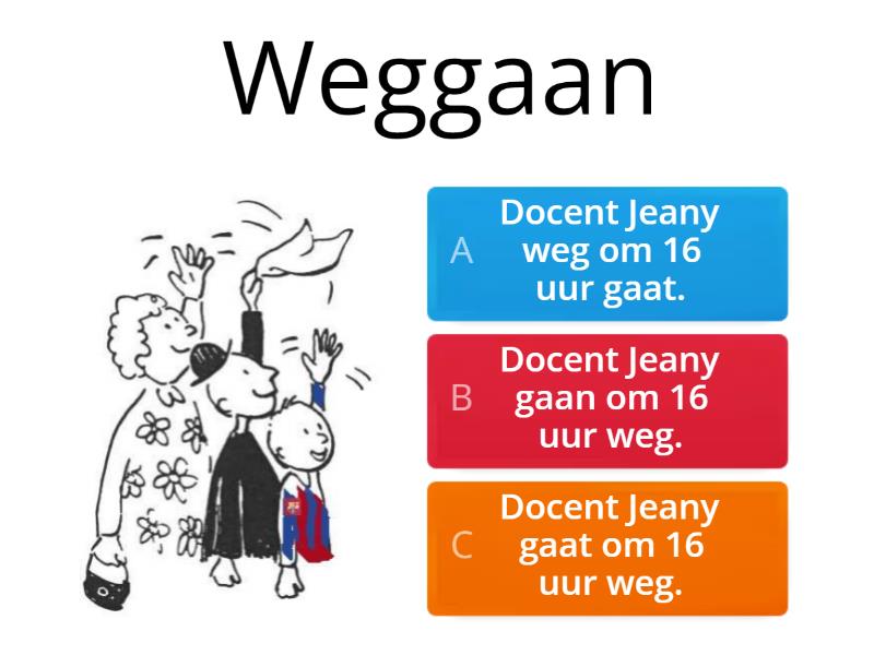 Scheidbare werkwoorden TC2 H3.6 - Quiz