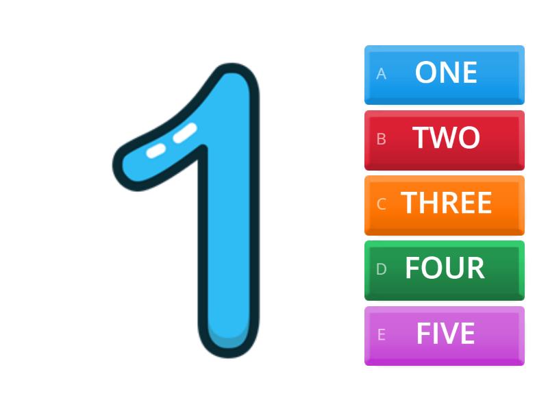 NUMBER: 1,2,3,4,5! - Quiz