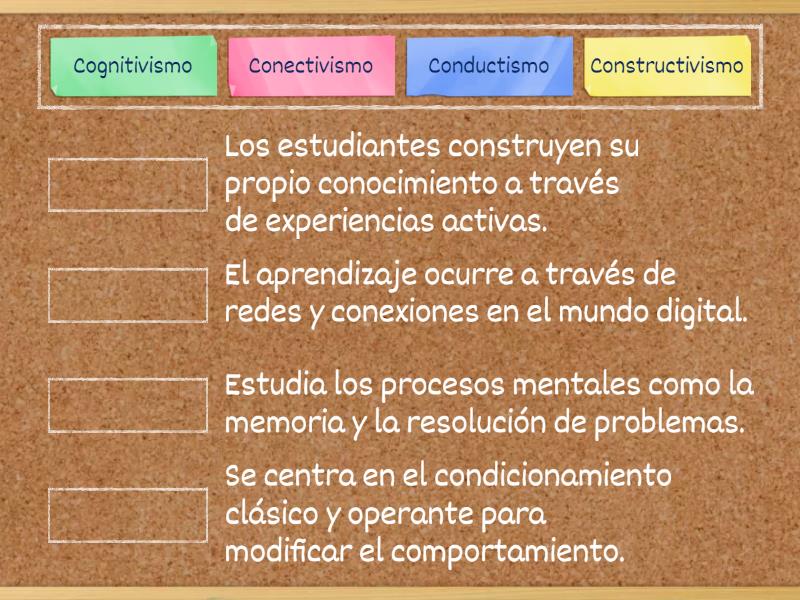 Teoría-Descripción - Match up