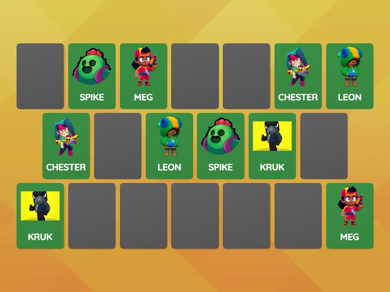 brawl stars memory LEGEND - Matching pairs