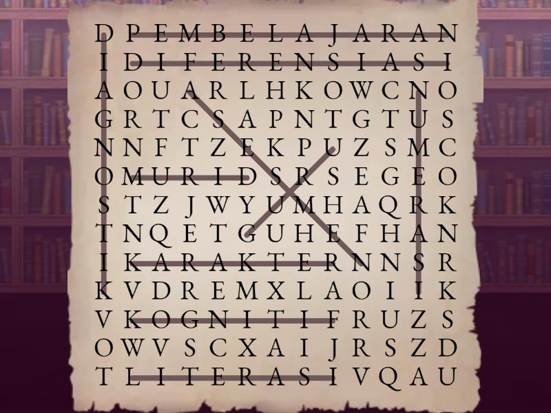 Carilah 10 kata yang berkaitan dengan tema IHT hari ini - Wordsearch