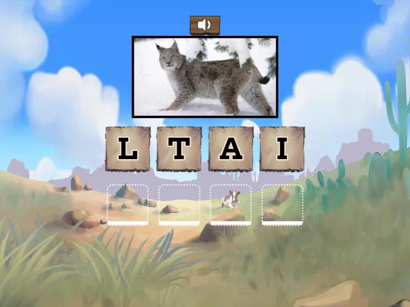 Spell the animal body parts challenge with clues - Anagram