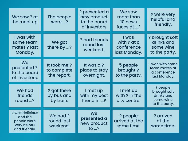 questions practice - Flip tiles