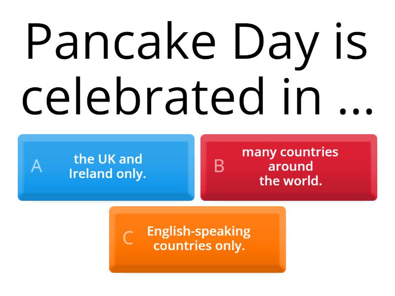 Pancake Day - Quiz