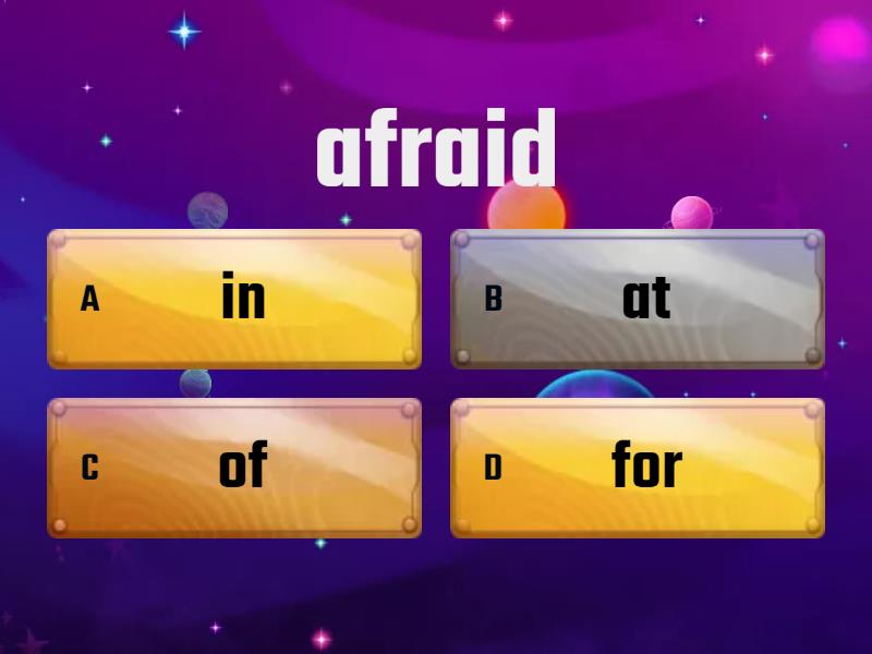 GERUND adjective+preposition - Quiz