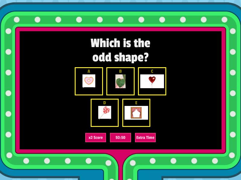 Find the odd shape - Gameshow quiz