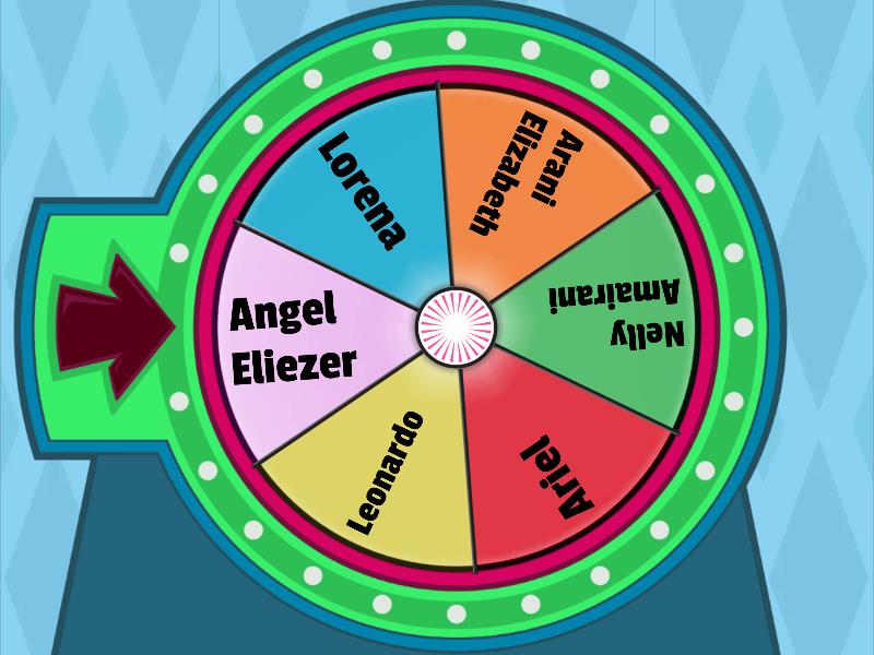 Ruleta de selección - Rueda aleatoria