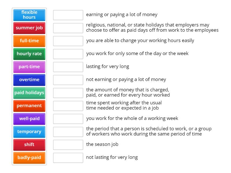 High Note 3 Unit 5 jobs - Une las parejas