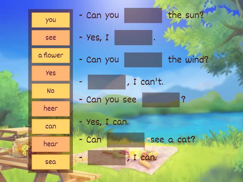 Complete the dialogue - Complete the sentence