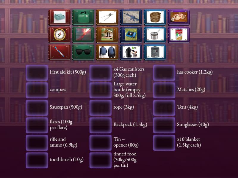 Equipment - Match up