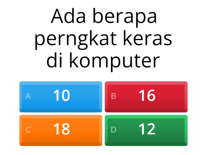 Quis seputar komputer - Quiz