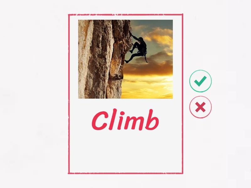 Nursery - Actions - Climb Cook Hop [FC] - Flash cards