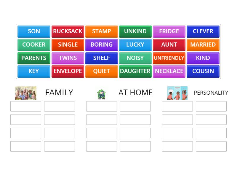 Get ready Flyers- Unit 1 - Group sort