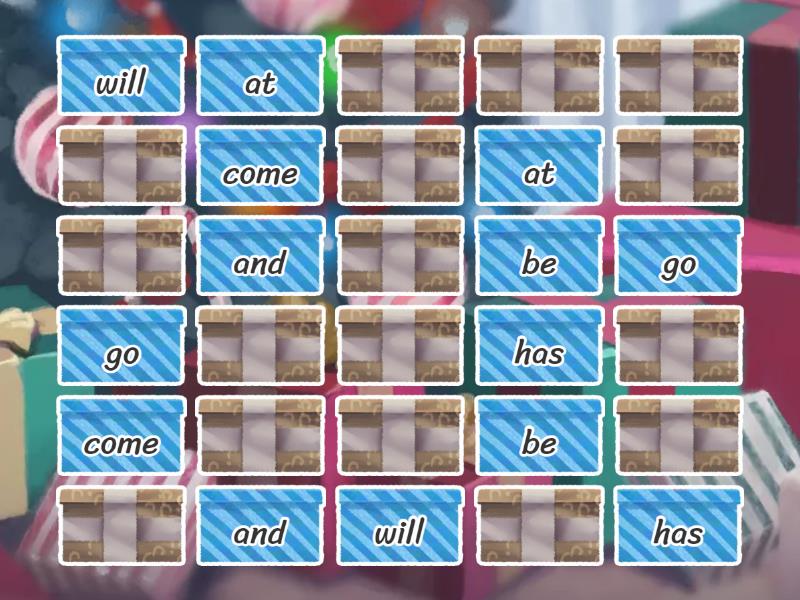 ARC Y & Intro 1G power words 2 - Matching pairs