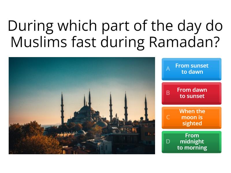 Boys: Ramadan Trivia - Quiz