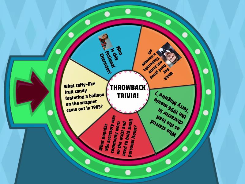 THROWBACK TRIVIA! - Spin the wheel
