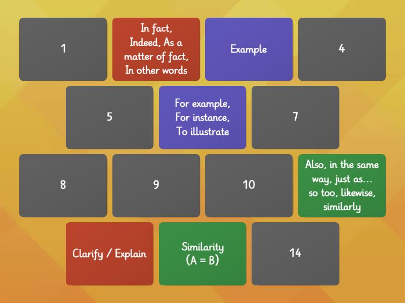 relationship - Matching pairs