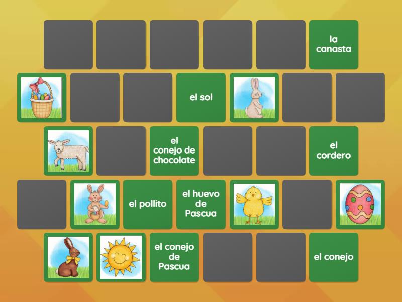 Pascua - Memory - Matching pairs