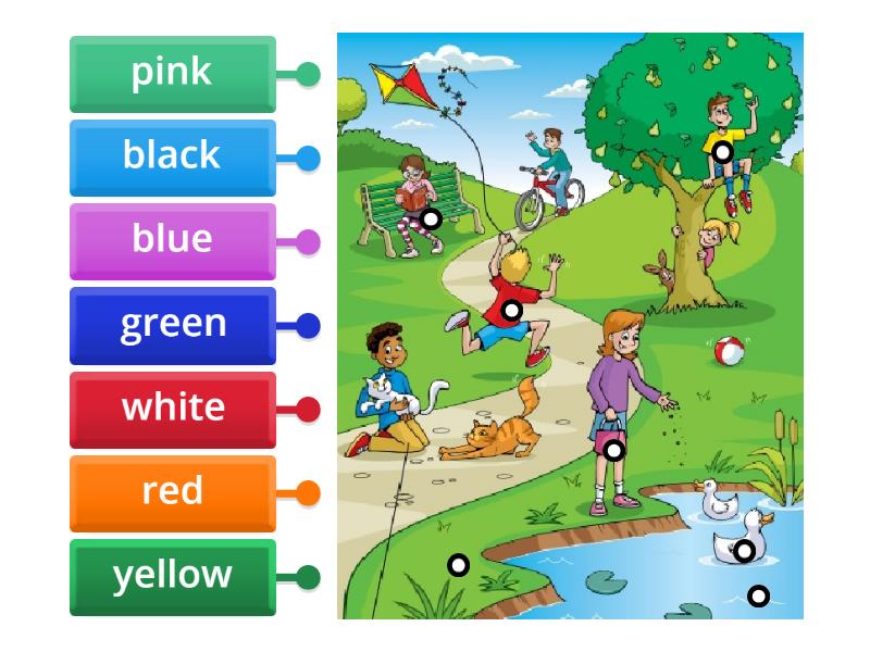 Starters Colours - Labelled diagram