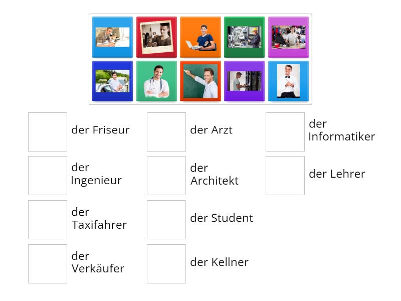 A1.1 Berufe (Netzwerk A1) - Match up