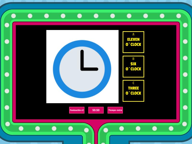 TIME - Gameshow quiz