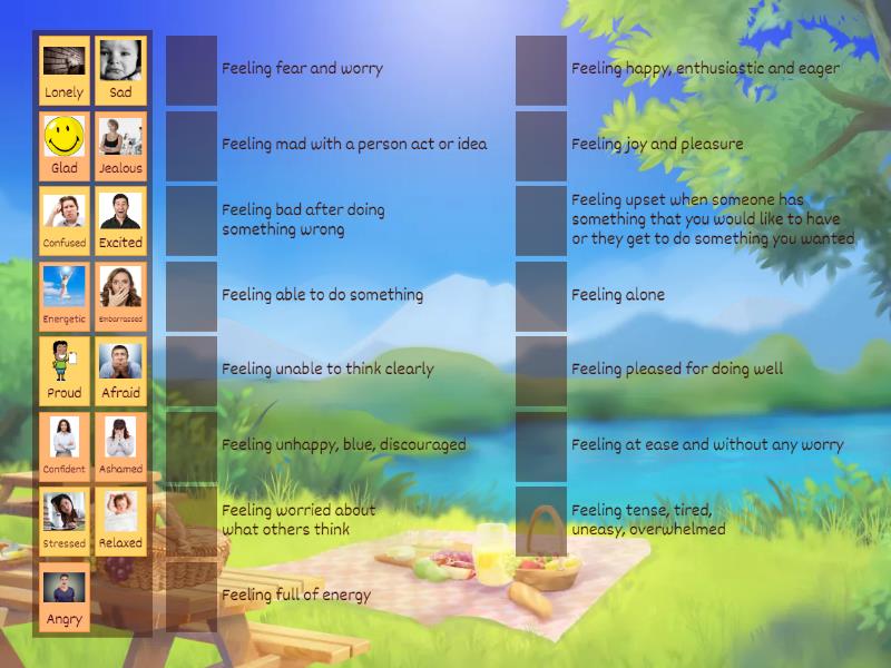 Establishing Emotional Knowledge - Match up