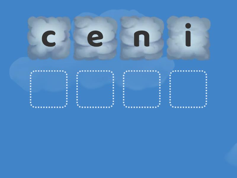 Character traits 4 form () - Anagram