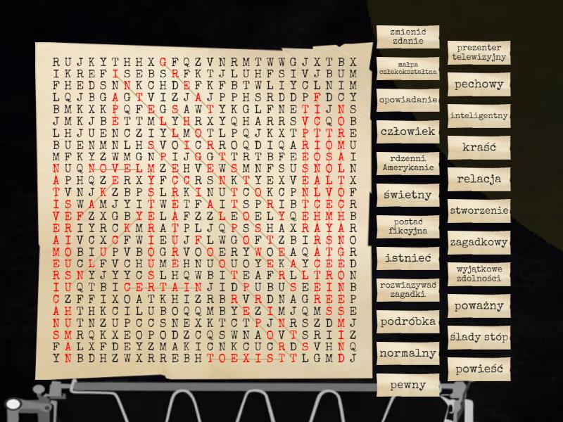 Steps Plus 6 Unit 8 - Wordsearch