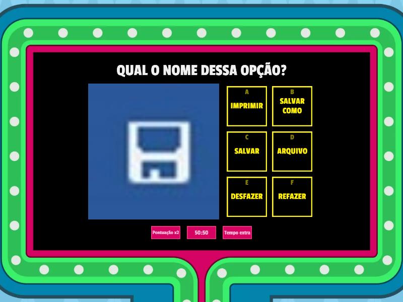 FERRAMENTAS PRINCIPAIS DO WORD - Game show de TV