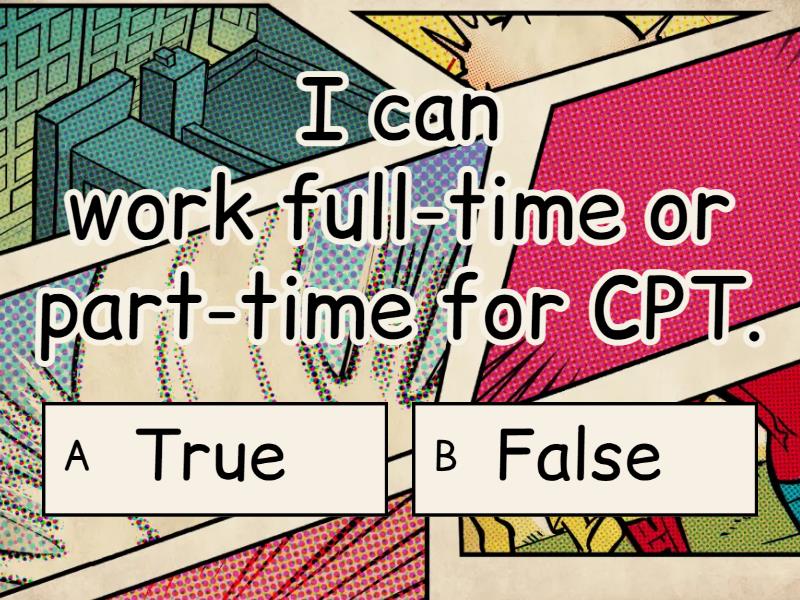 CPT/Pre-OPT game - Quiz