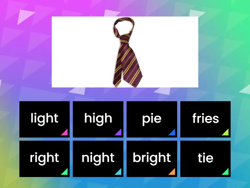 CK Phonics-36 Long I patterns - Find the match