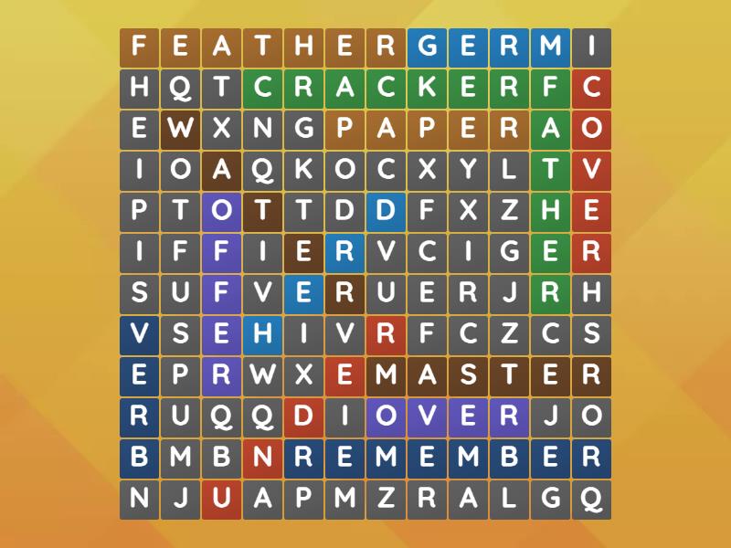 Module 7 Week 2 Spelling Words - Caça-palavras