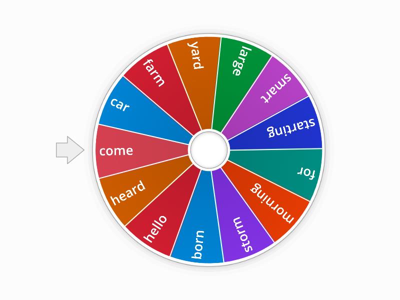 Letterland Unit 29 - Spin the wheel
