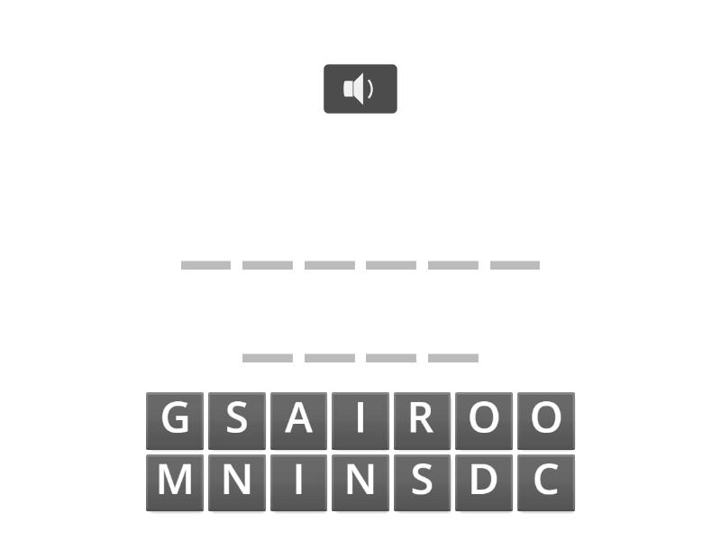 sm 1 unit 6 - Spell the word