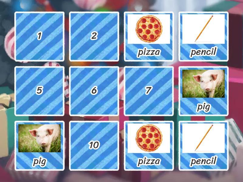 Letter P match - Matching pairs