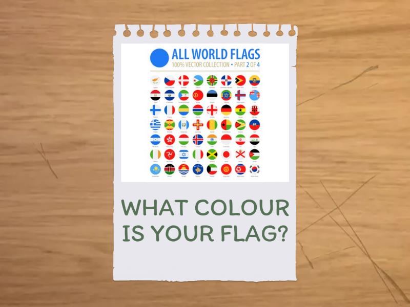 Questions (name, age, country, flag) - Flash cards