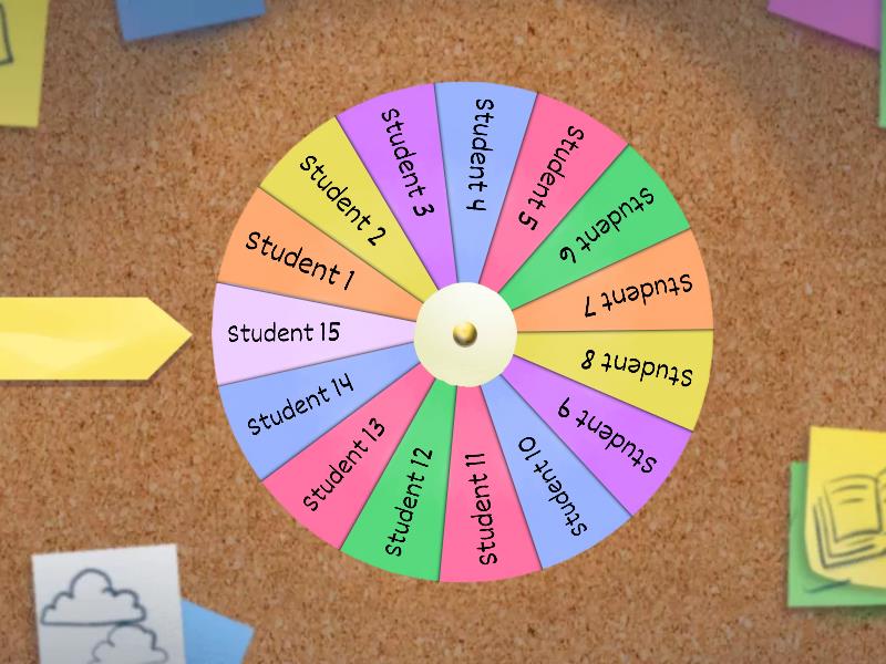 Student Names - Spin the wheel