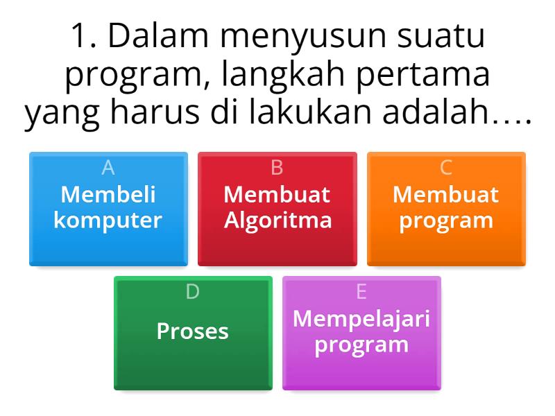 Algoritma & pemrograman - Quiz