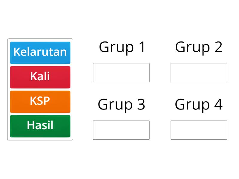 Urutkan kata menjadi kalimat yang padu - Group sort