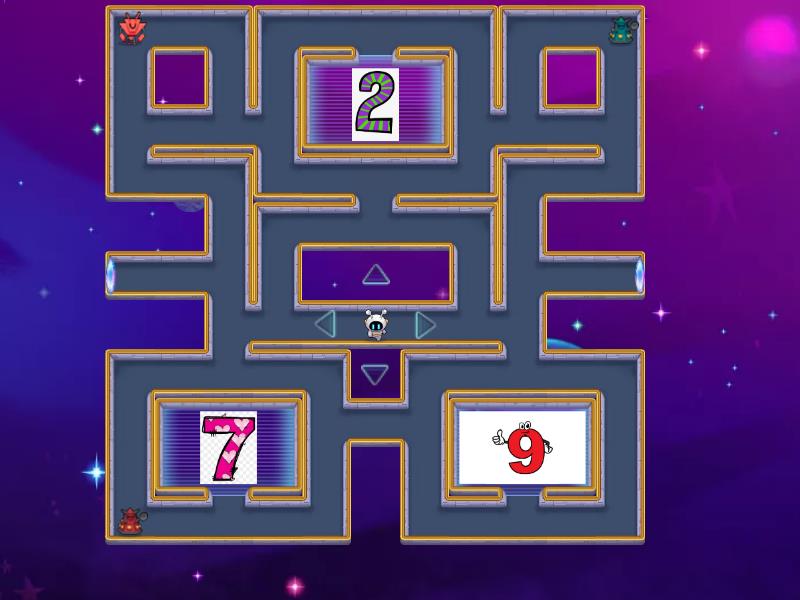 Numbers 1-10 - Maze chase